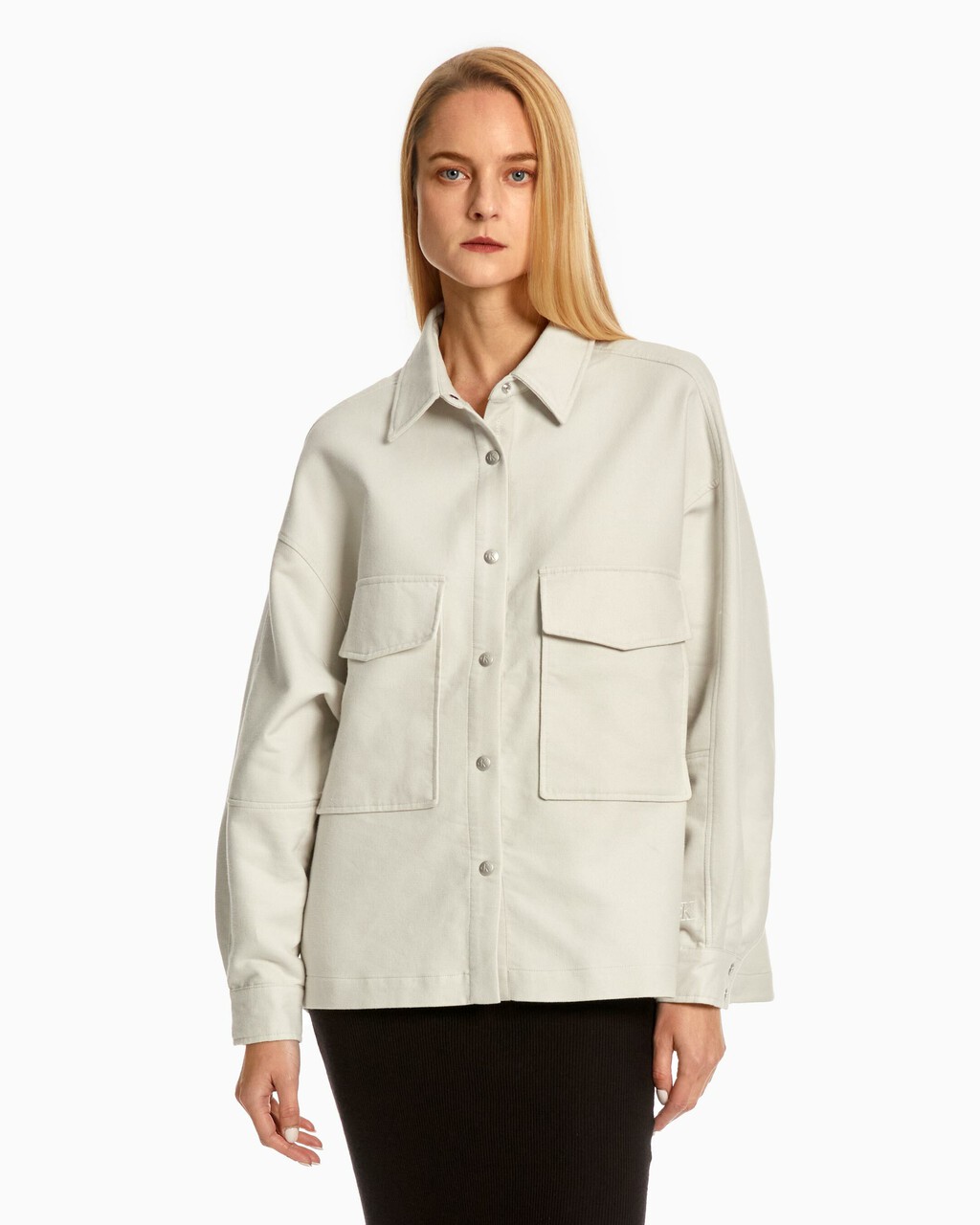 Relaxed Cotton Shacket