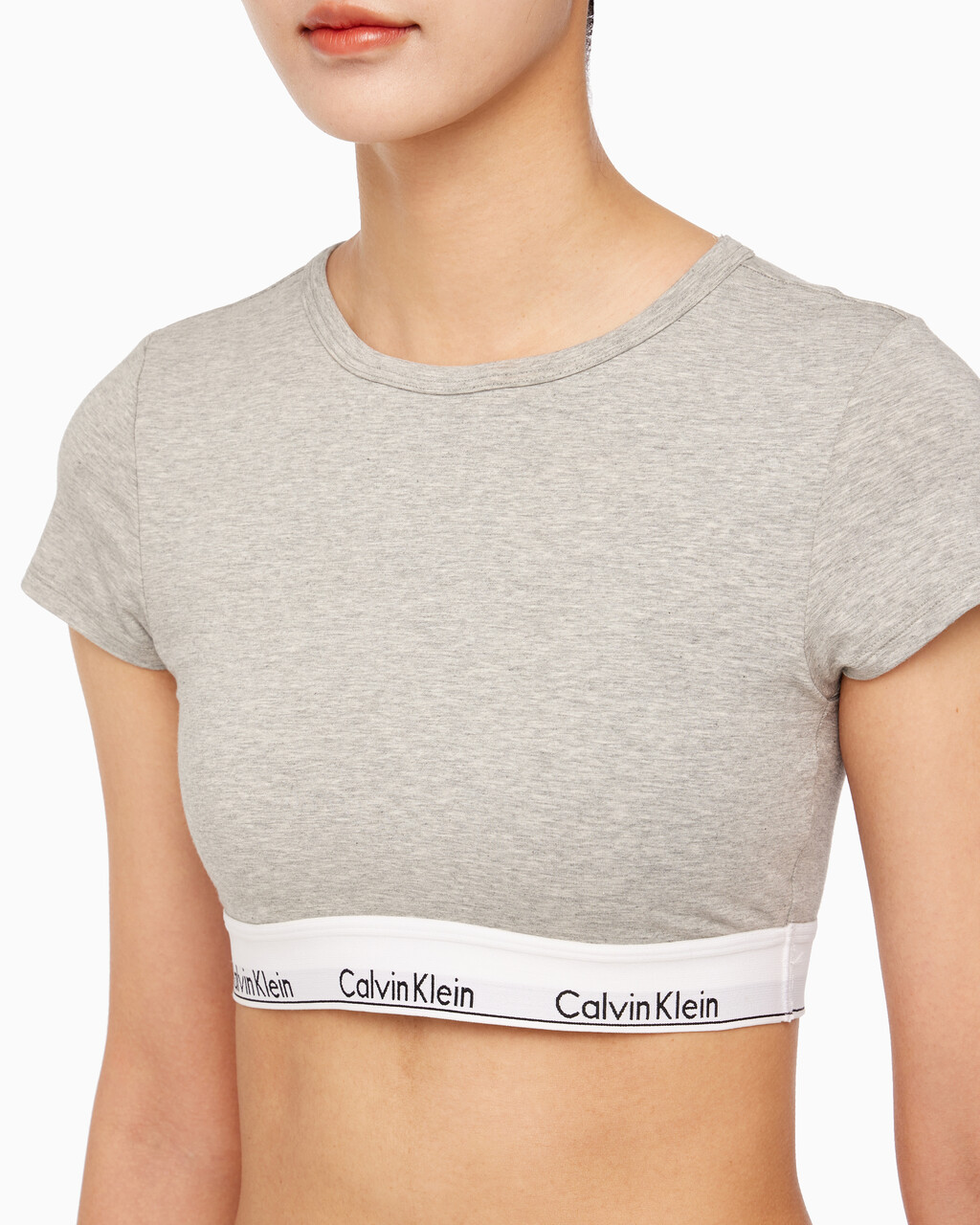 여성 모던코튼 AF 티셔츠 브라렛 | grey | Calvin Klein Korea
