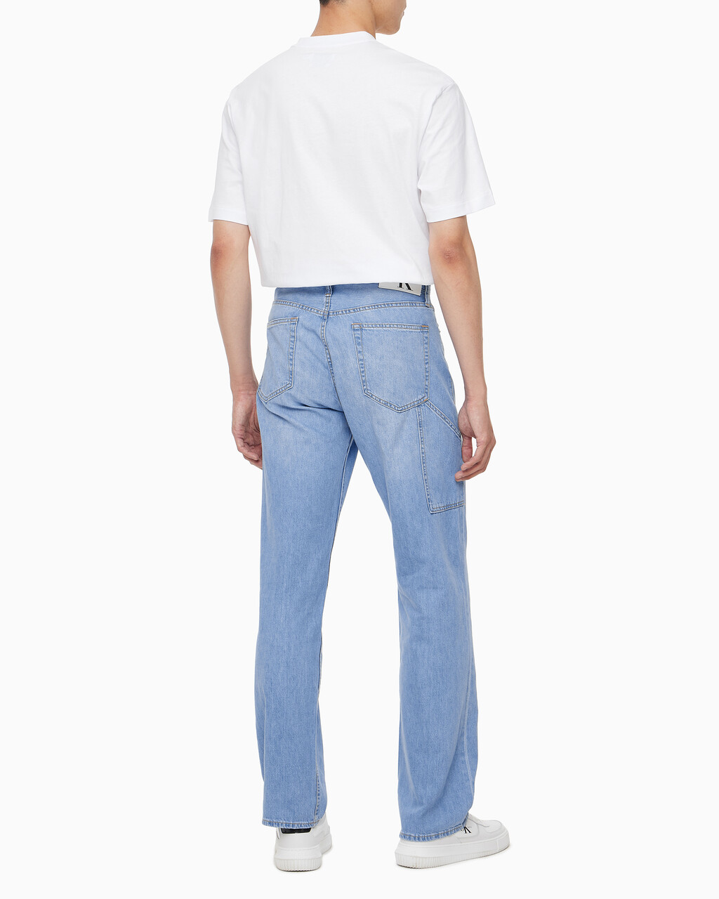 남성 90's 스트레이트핏 라이트블루 린넨 데님 | blue | Calvin Klein Korea