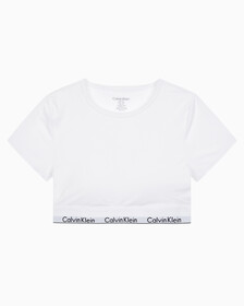 여성 모던코튼 AF 티셔츠 브라렛 | white | Calvin Klein Korea