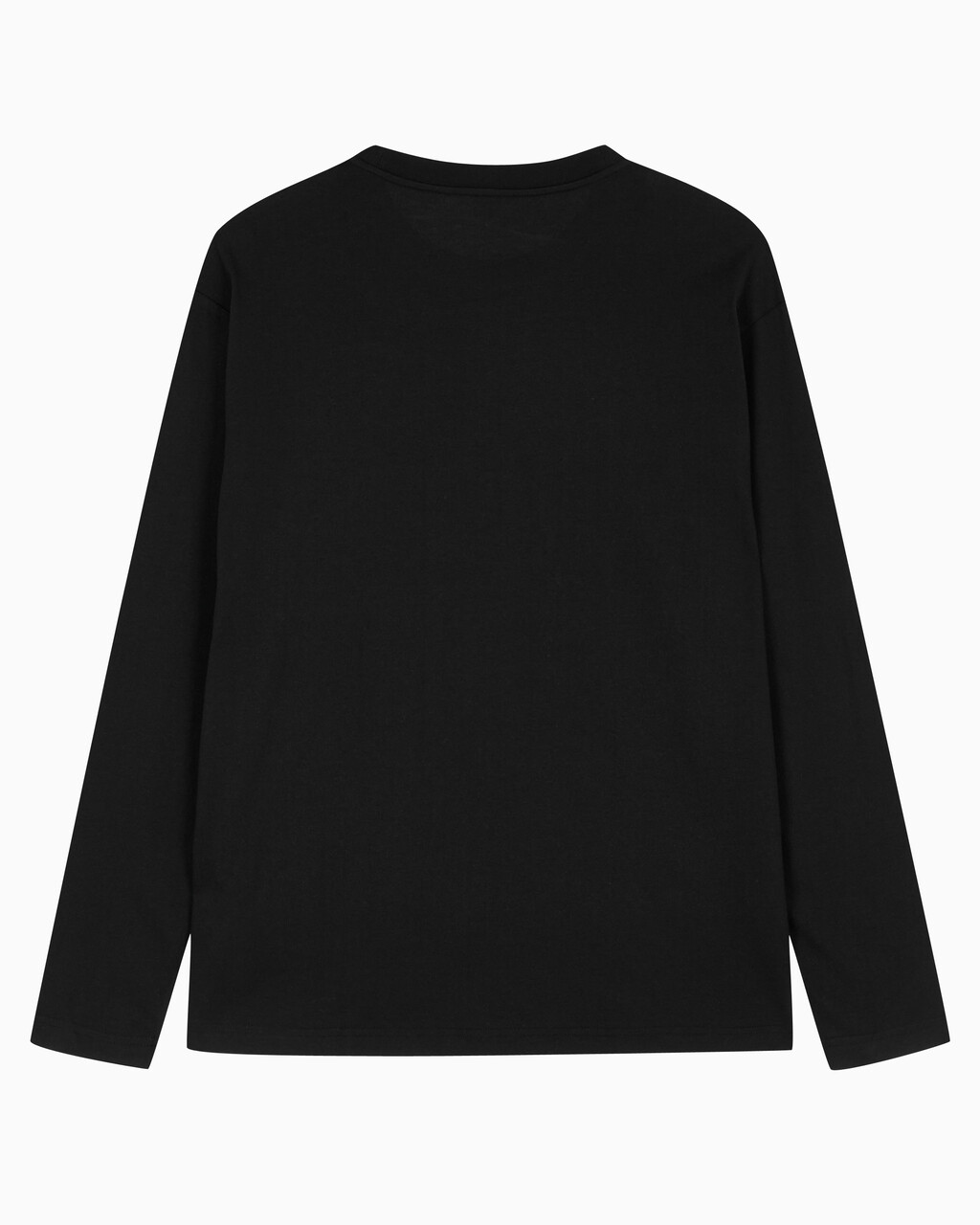 남녀공용 2PACK 릴렉스핏 모노그램 로고 긴팔 티셔츠 | black | Calvin Klein Korea