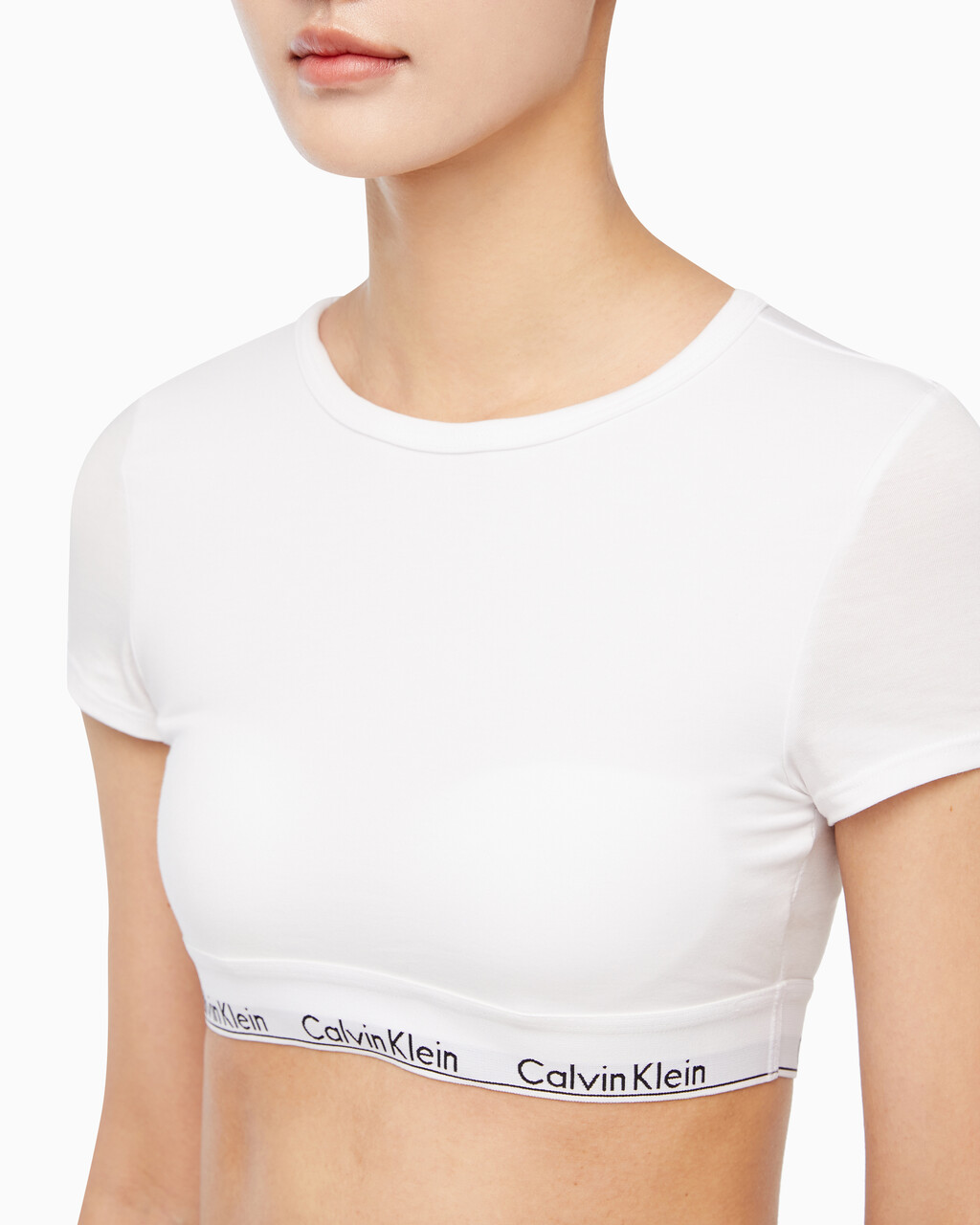 여성 모던코튼 AF 티셔츠 브라렛 | white | Calvin Klein Korea